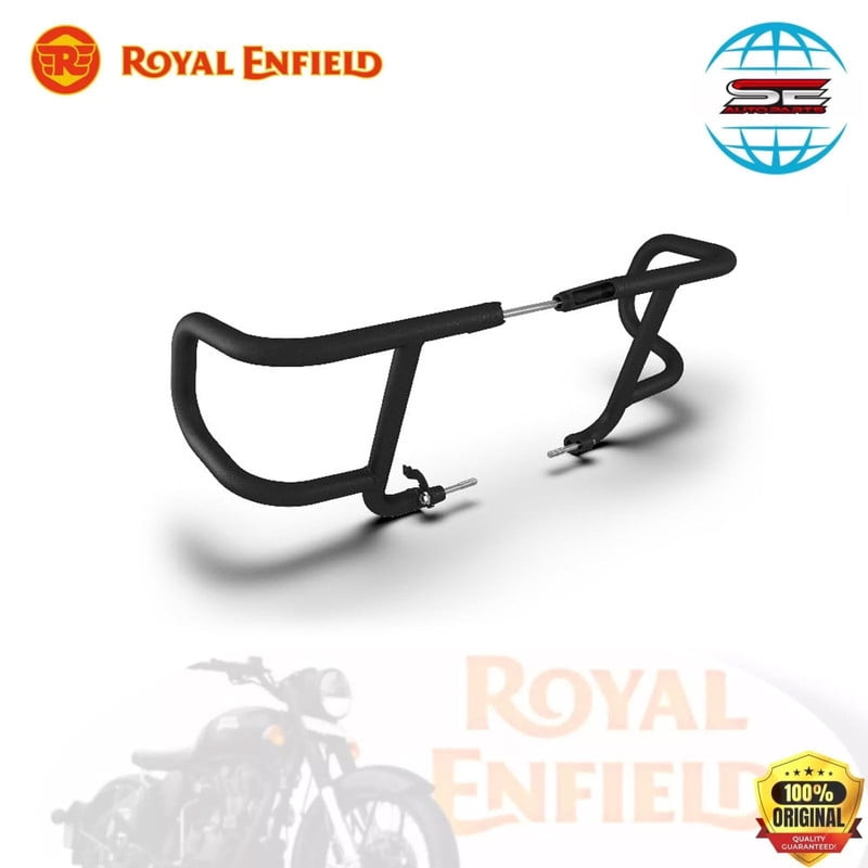 BLACK AIRFLY EVO ENGINE GUARDS FOR ROYAL ENFIELD SUPER METEOR 650 ...