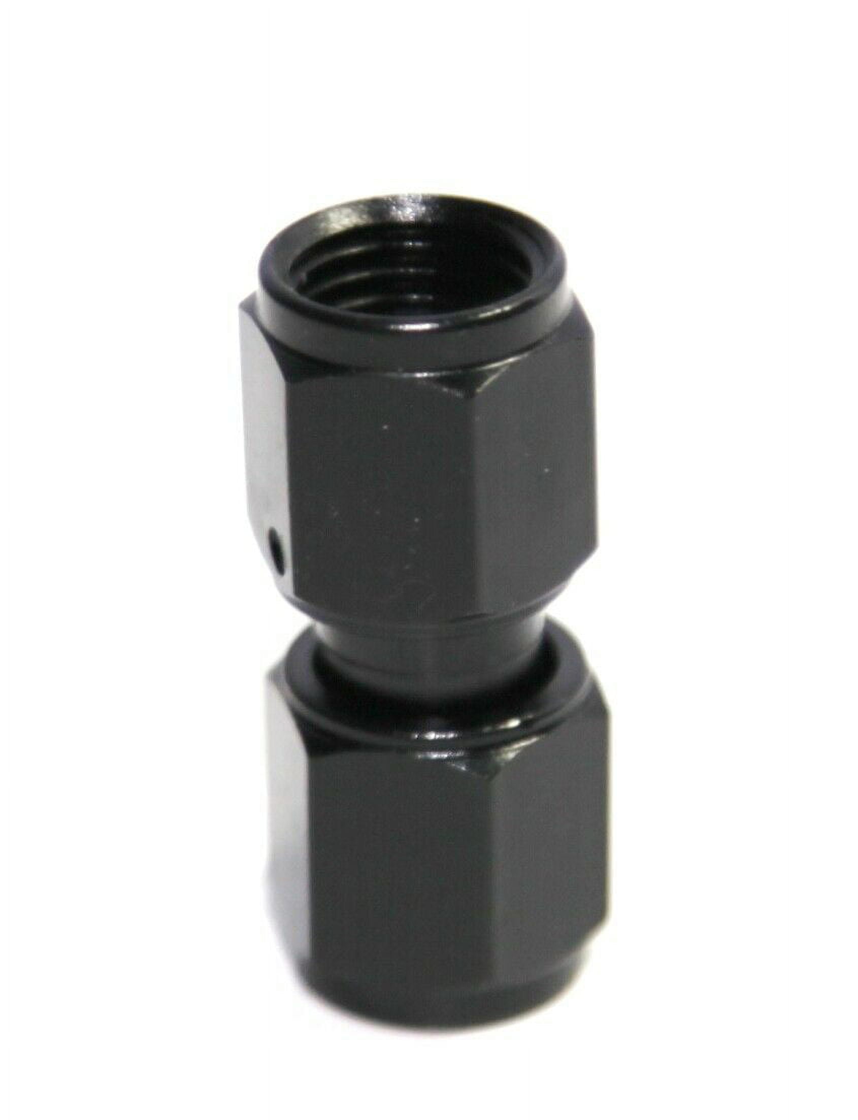 BLACK AN4 Female to 4AN AN-4 Female Straight Flare Swivel Fitting ...