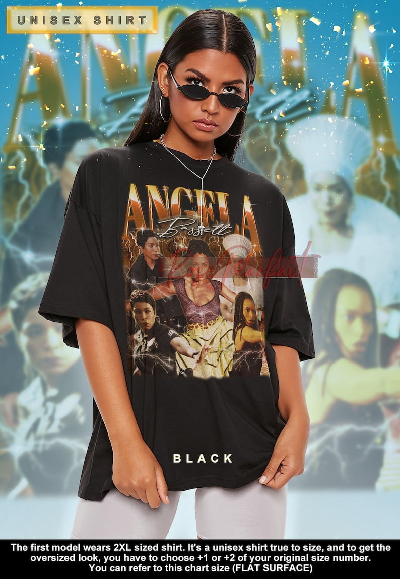 [BLACK] ANGELA BASSETT T-shirt - Angela Bassett Fans Gift, Angela ...