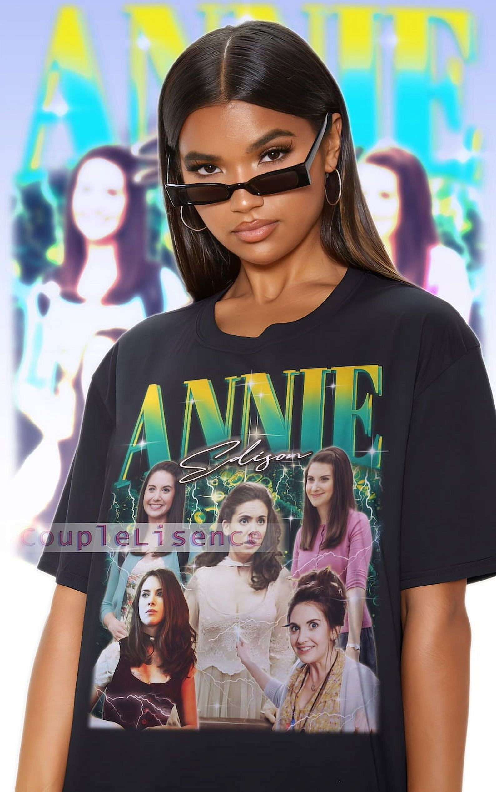 [BLACK] ANNIE EDISON Vintage Shirt | Annie Edison Homage Fan Tees ...