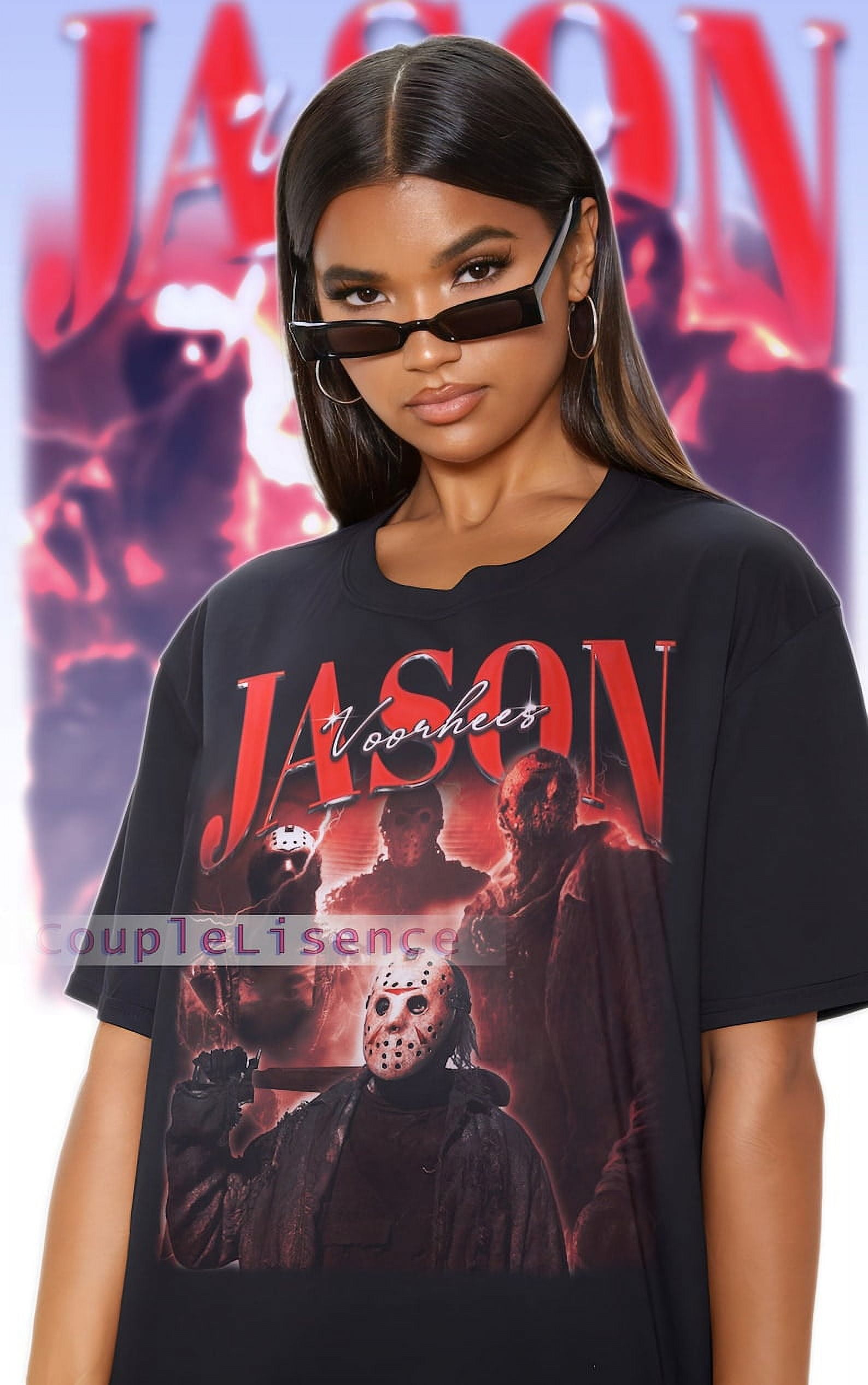 [BLACK] ASON VOORHEES Vintage Shirt | ason Voorhees Homage Fan Tees ...