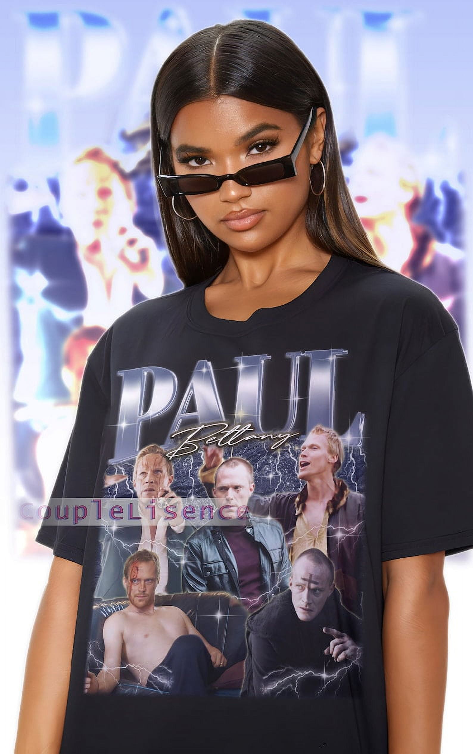 [BLACK] Actor PAUL BETTANY Vintage | Paul Bettany Homage Fan Tees ...
