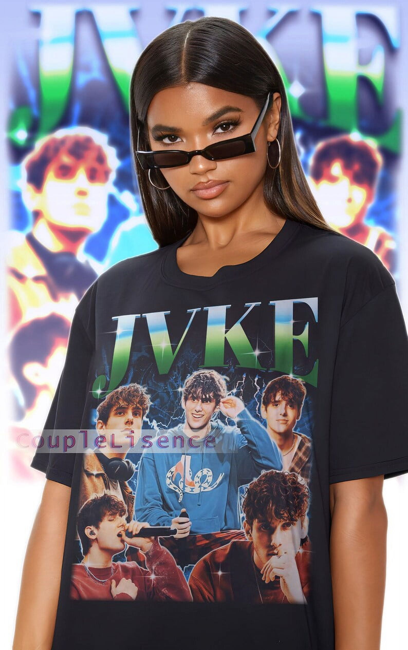 [BLACK] American Singer JVKE Vintage Shirt | Jvke Homage Fan Tees ...