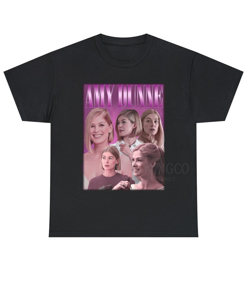 [BLACK] Amy Dunne Gone Girl Vintage Bootleg Tee - Walmart.com