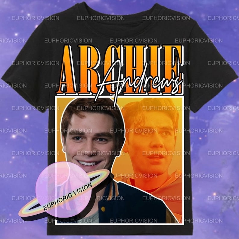 [BLACK] Archie Andrews Riverdale 90’s Vintage Tee - Walmart.com
