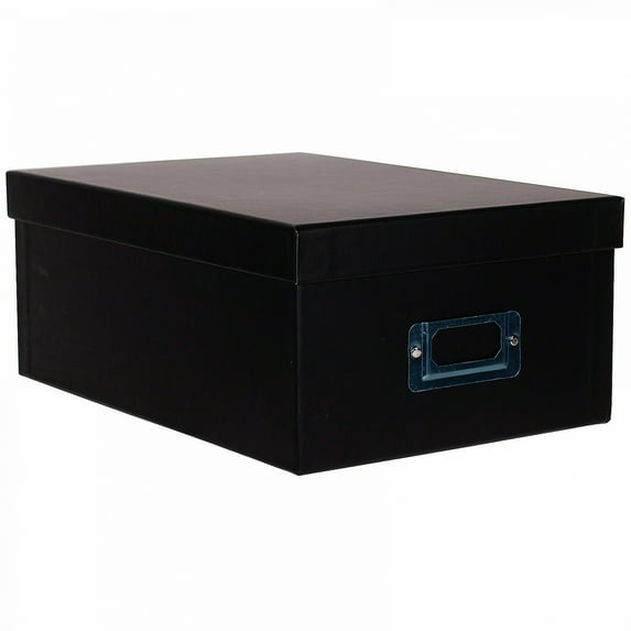 BLACK Archival STORAGE Photo Box by Malden - 4x6 - Walmart.com