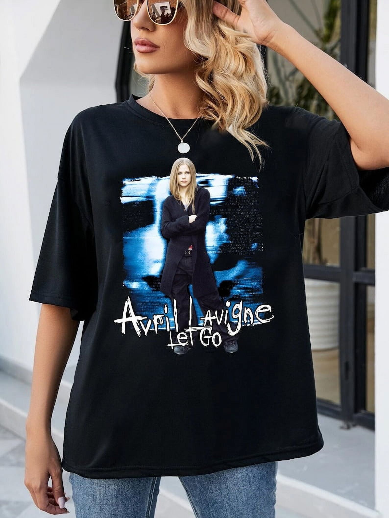 [BLACK] Avril Lavigne Let Go Album Cover Unisex Shirt Avril Lavigne ...