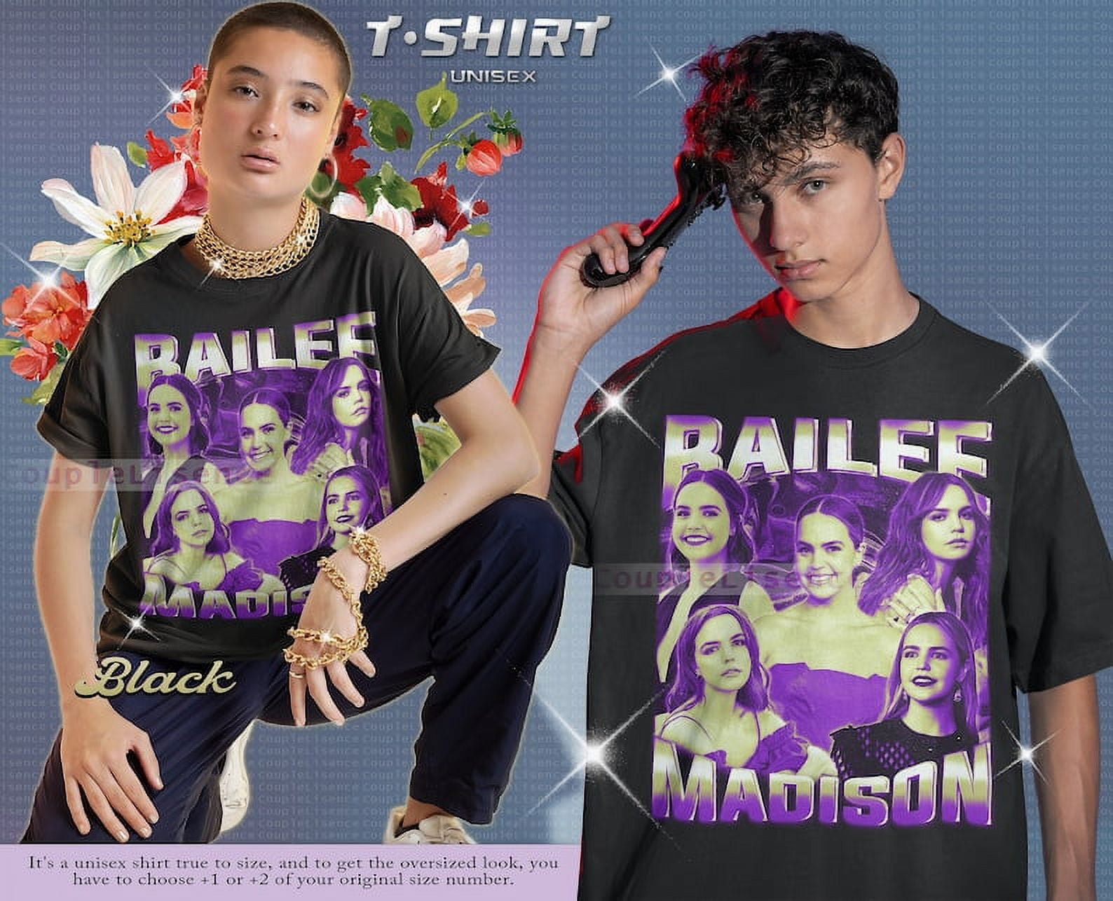 [BLACK] BAILEE MADISON Vintage Shirt | Bailee Madison Homage Tshirt ...