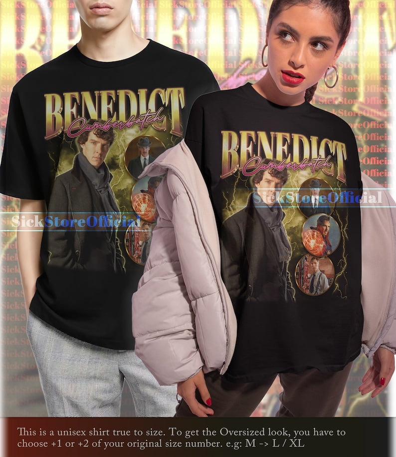 [BLACK] BENEDICT CUMBERBATCH Vintage Shirt, Benedict Cumberbatch ...