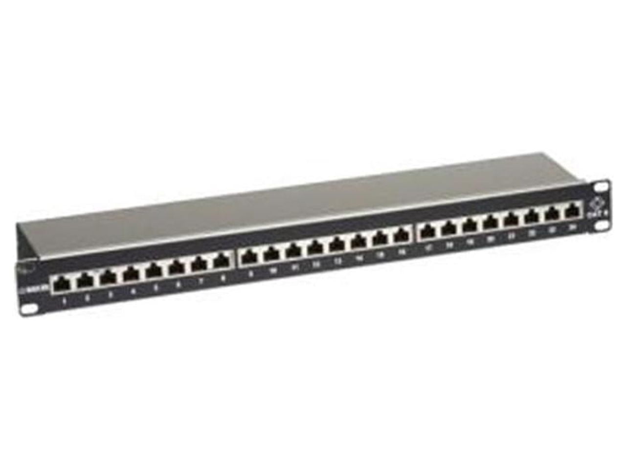 BLACK BOX JPS60A-24 PATCH PANEL - CAT6, SHIELDED, 1U, 24-PORT, GSA, TAA ...