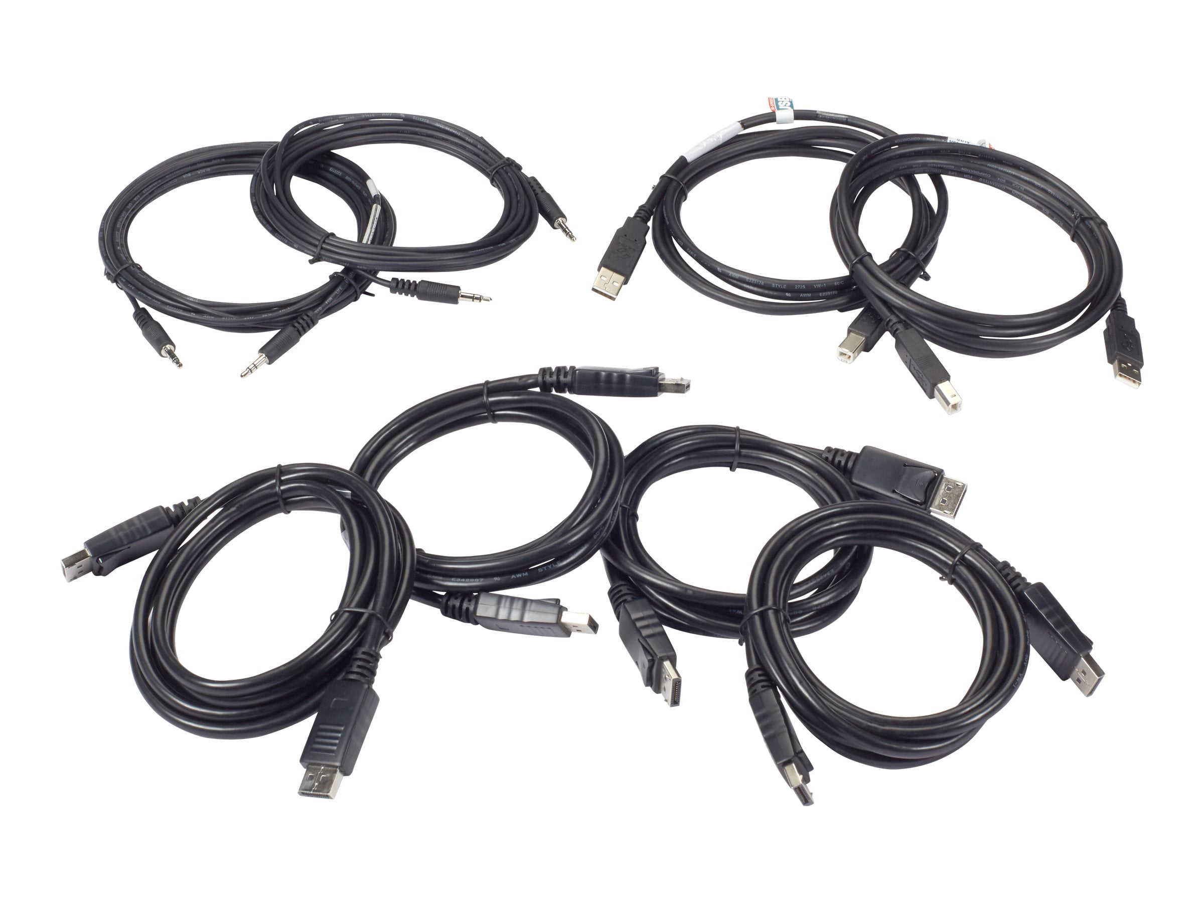 Secure Secure KVM Dual-Head DisplayPort Cable Kit - 6-ft. - Walmart.com