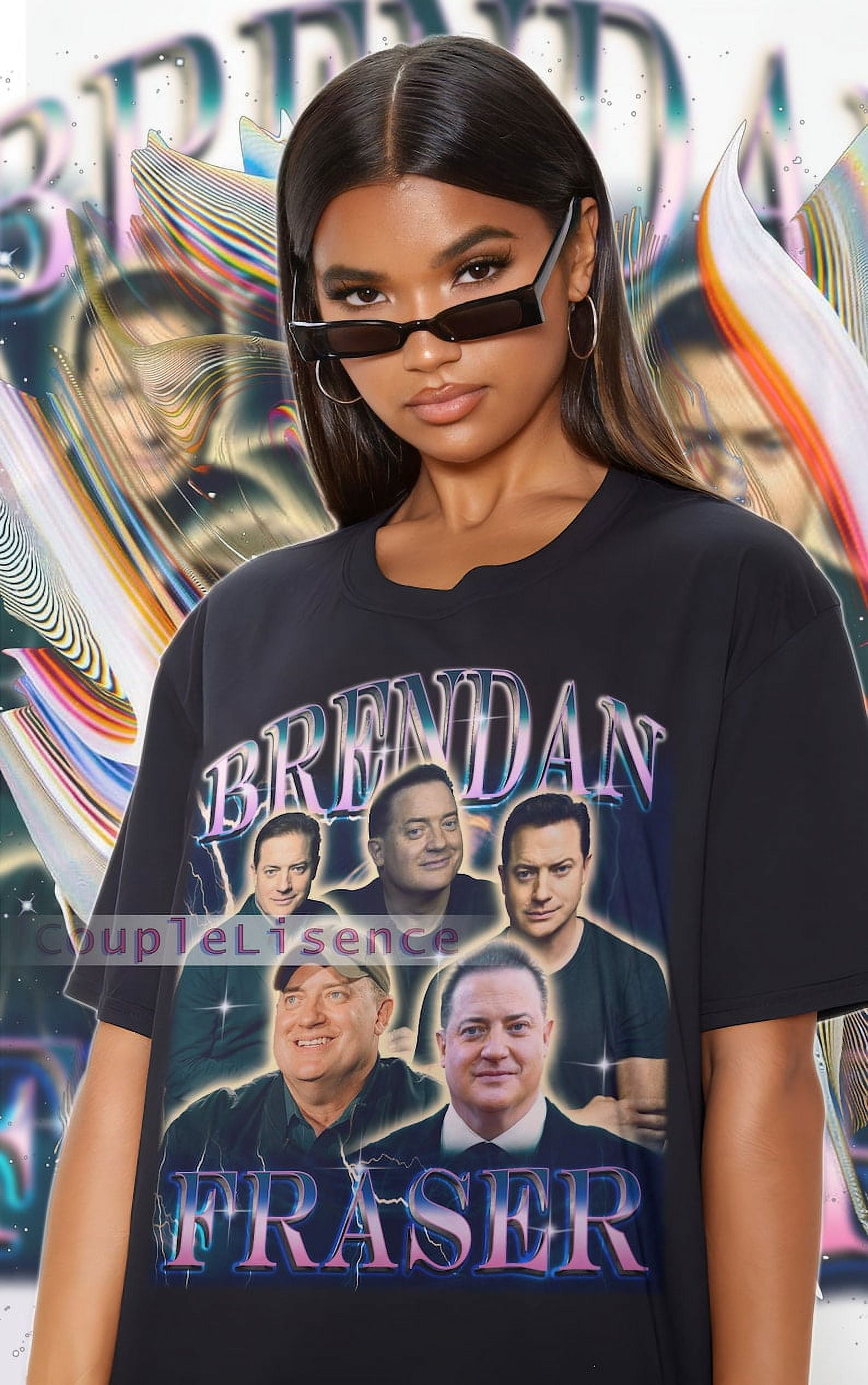 [BLACK] BRENDAN FRASER Vintage Shirt | Brendan Fraser Homage Retro ...