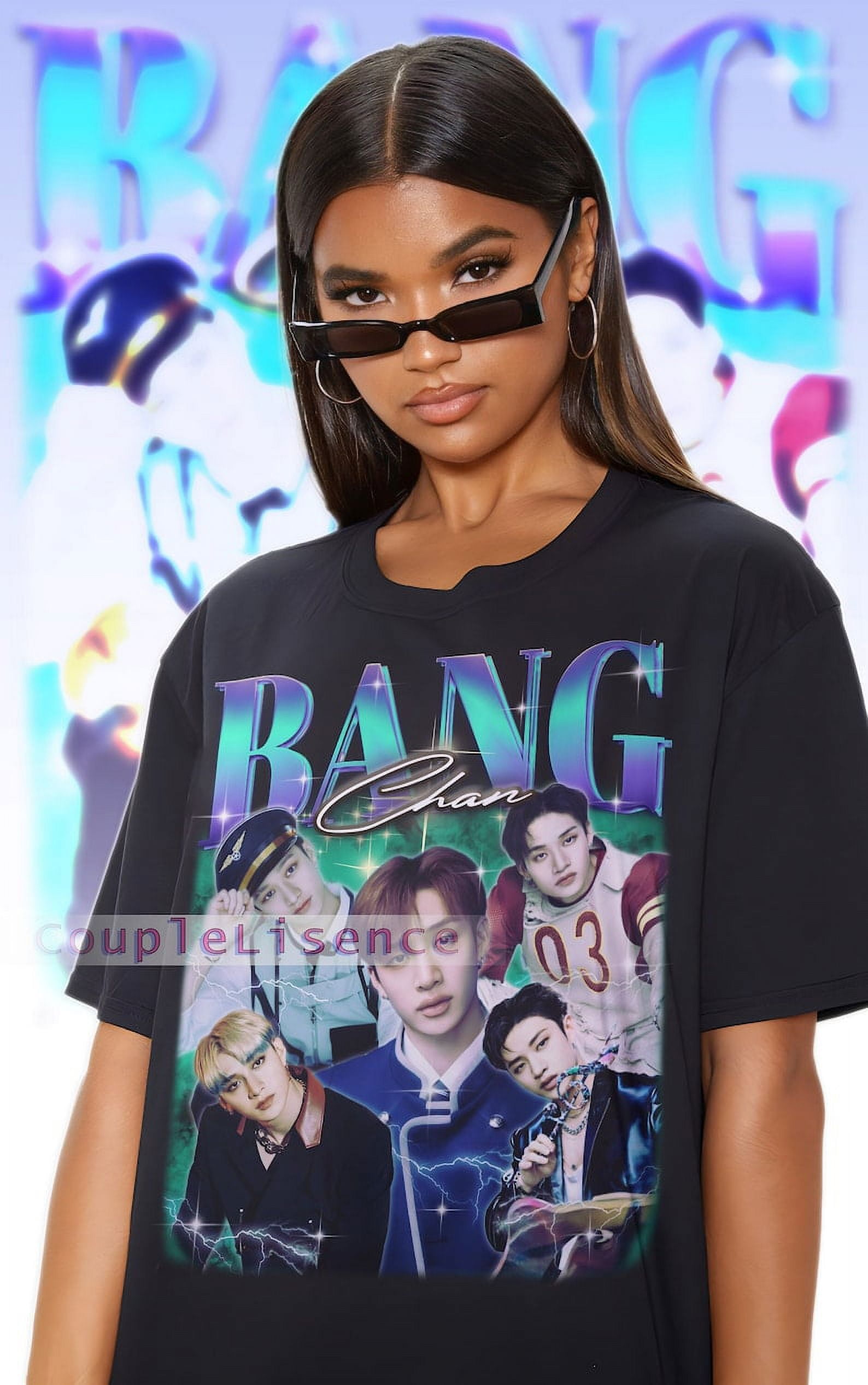 [BLACK] Bang Chan Straykids Shirt | Bang Chan Homage | Bang ChanRetro ...