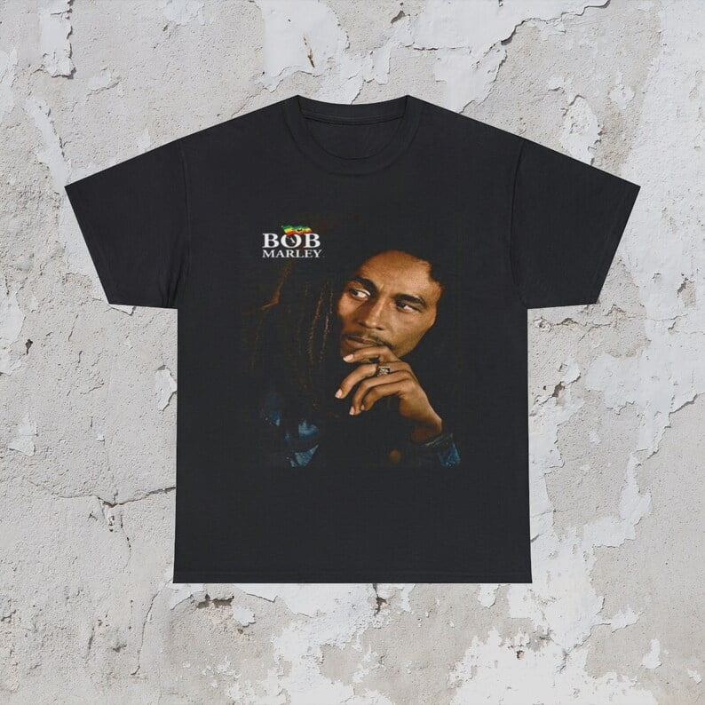 [BLACK] Bob Marley T-shirt | Vintage Clothing | Unisex | Classic Fit ...