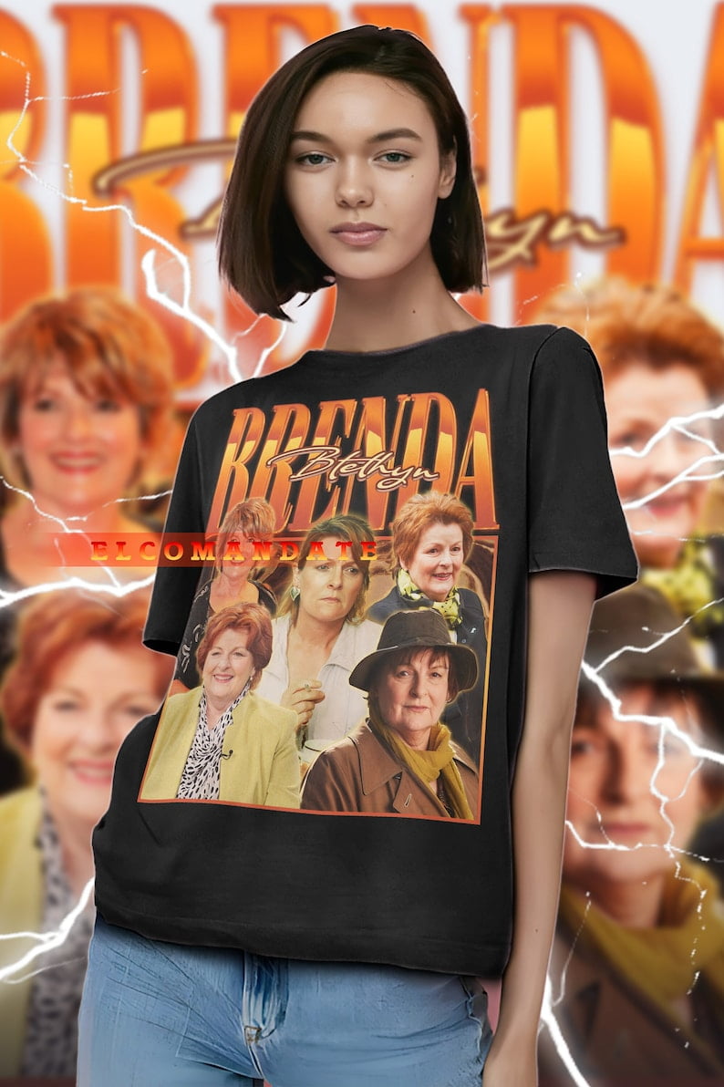 [BLACK] Brenda Blethyn Vintage Shirt - Walmart.com