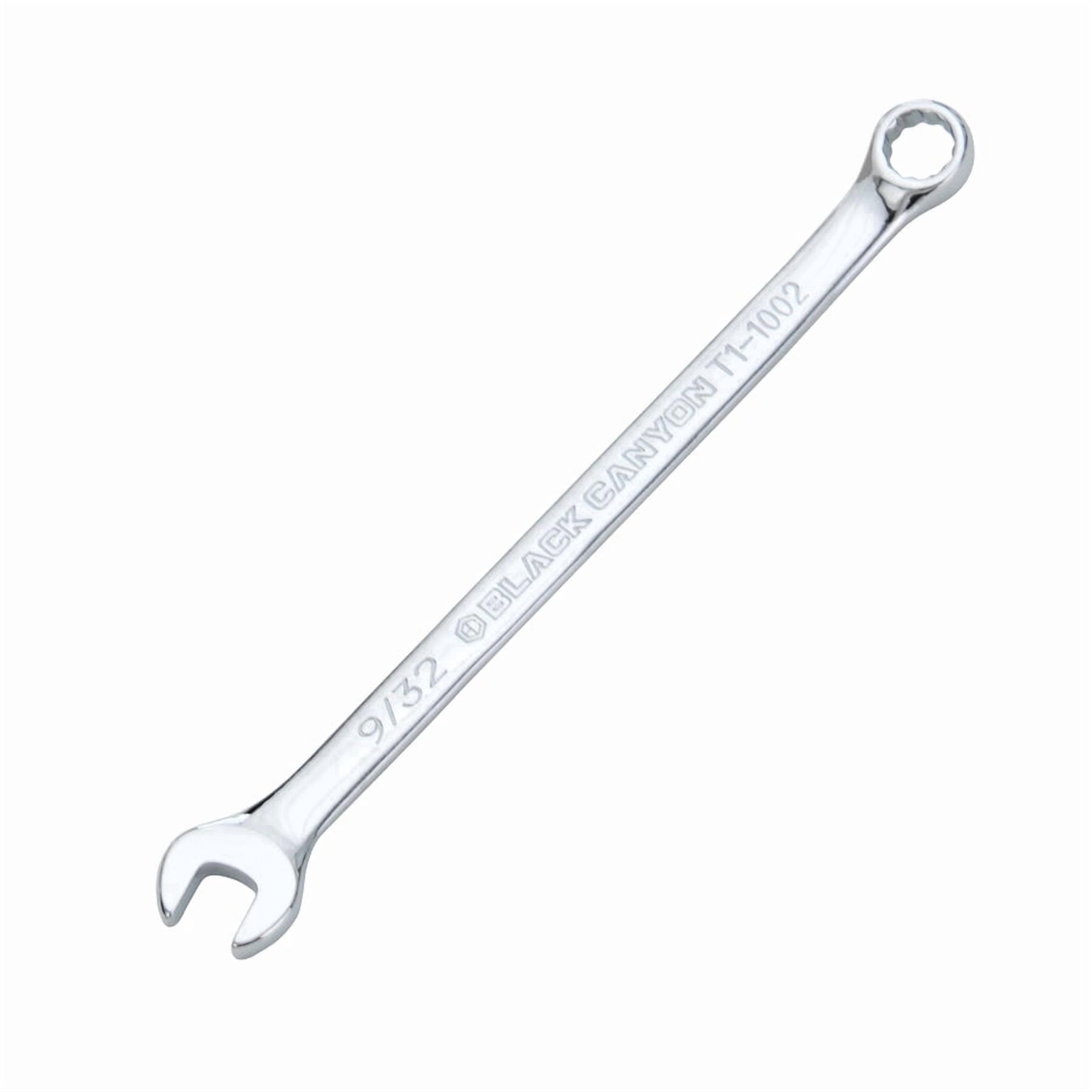 BLACK CANYON 9/32" Combination Wrench, 12-Point Box End & Hex Opening ...