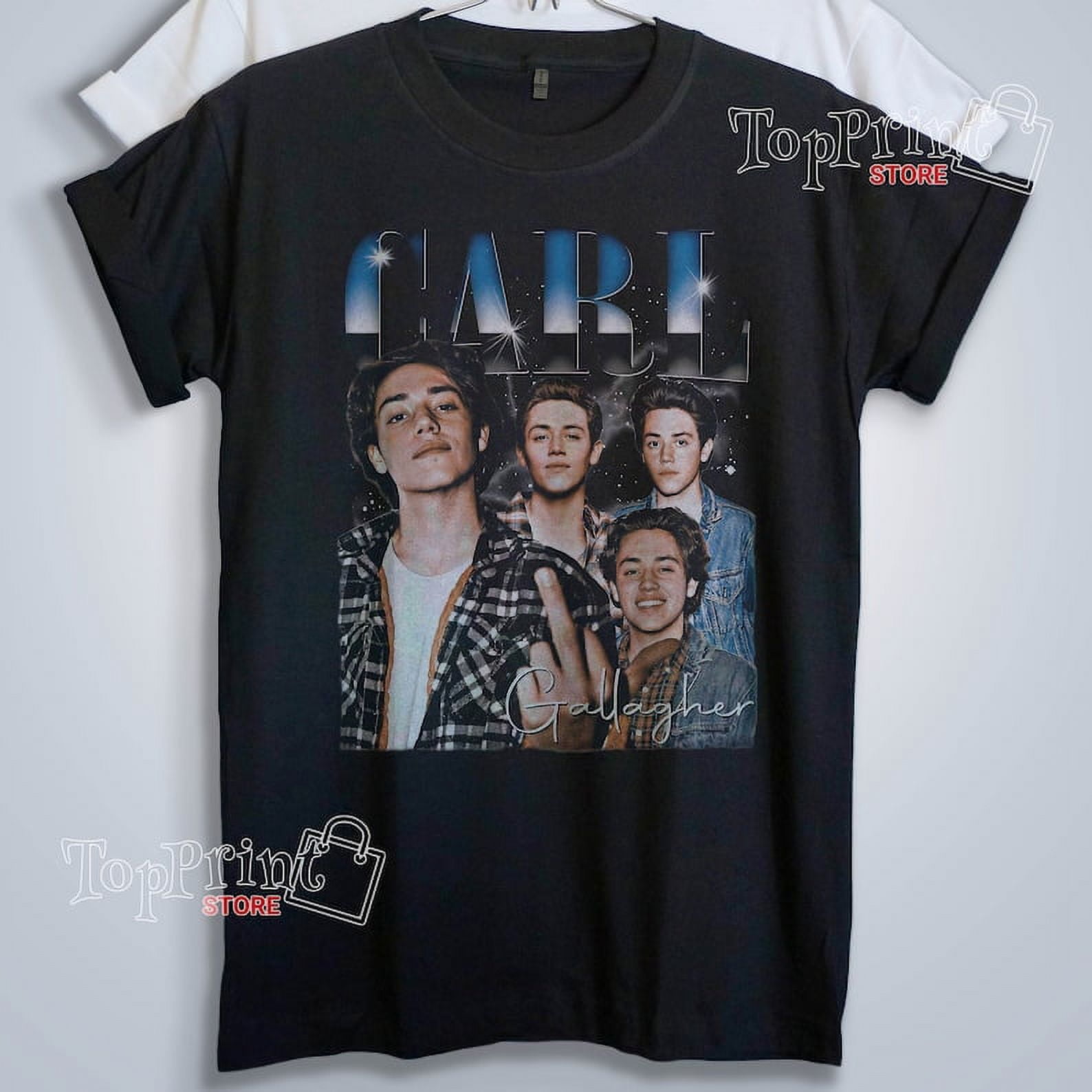 [BLACK] CARL GALLAGHER Shirt - Walmart.com