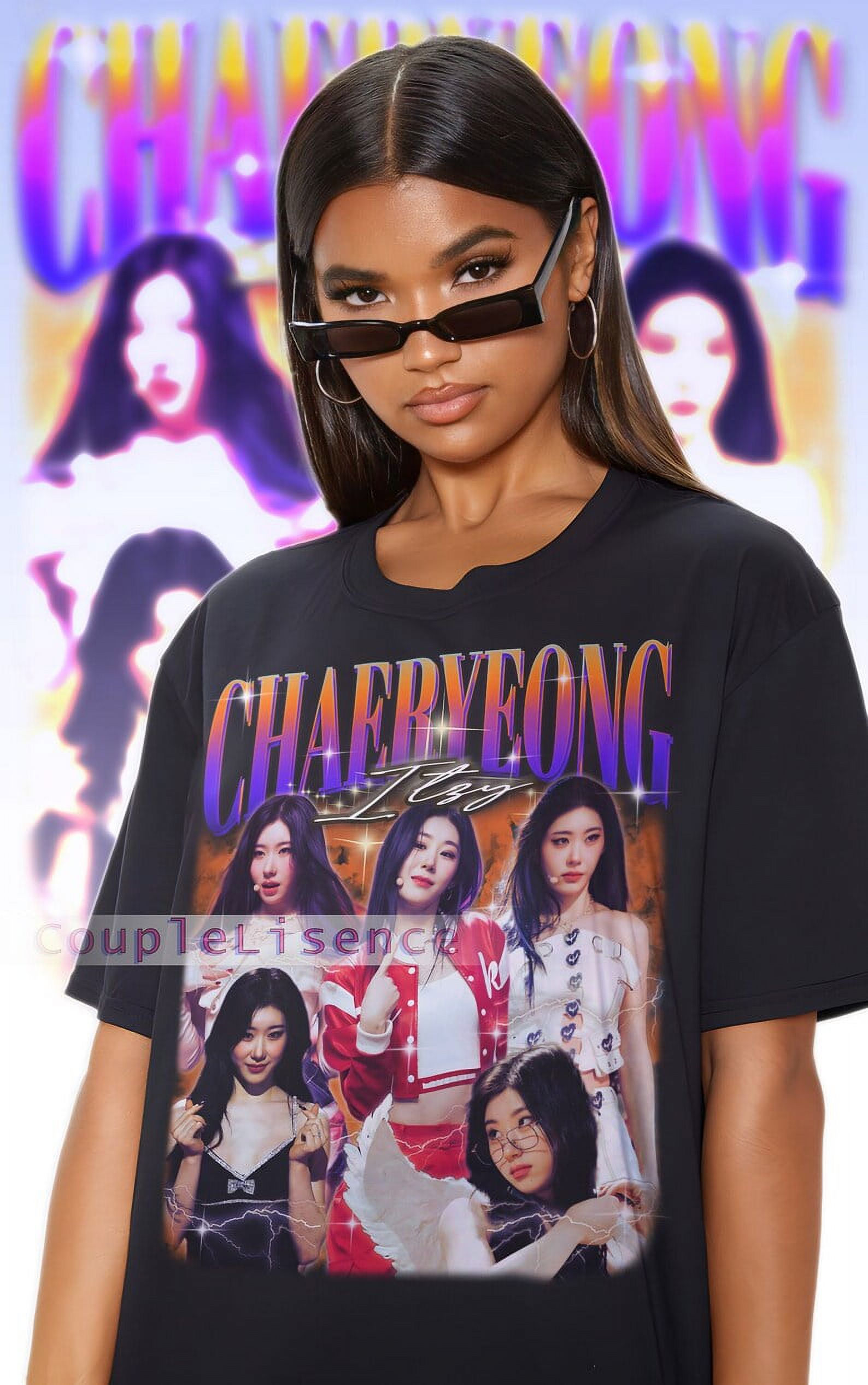 [BLACK] CHAERYEONG Shirt | Chae-ryeong Homage | Chae-ryeongRetro | Chae ...