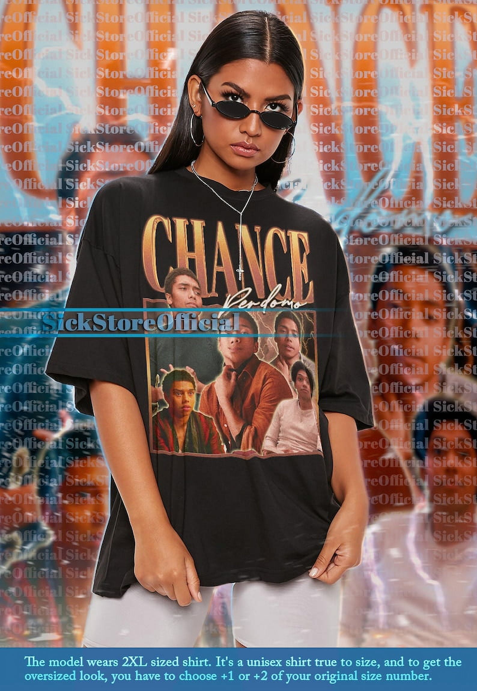 [BLACK] CHANCE PERDOMO Vintage Shirt, Chance Perdomo Homage Tshirt ...