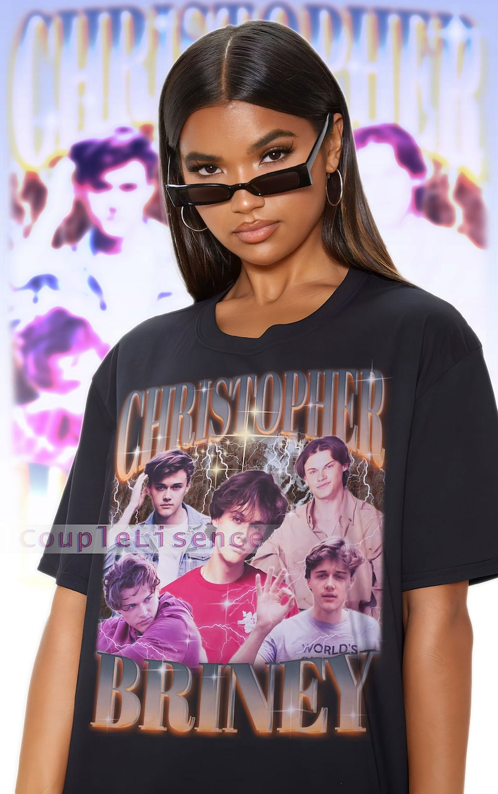 [BLACK] CHRISTOPHER BRINEY Vintage| Christopher Briney Fan Tees ...