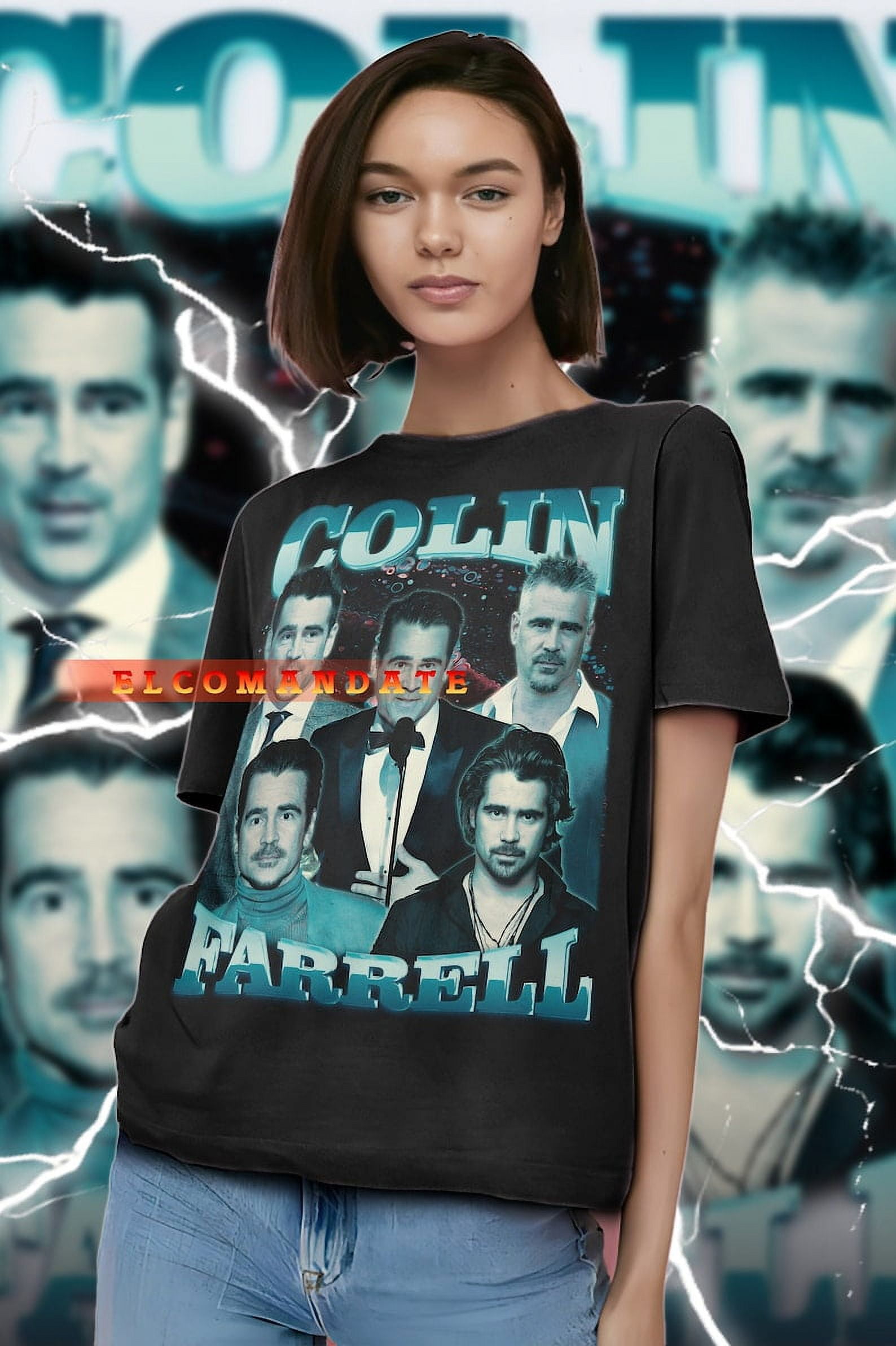 [BLACK] COLIN FARREL Vintage Shirt, Colin Farrel Homage Tshirt, Colin ...