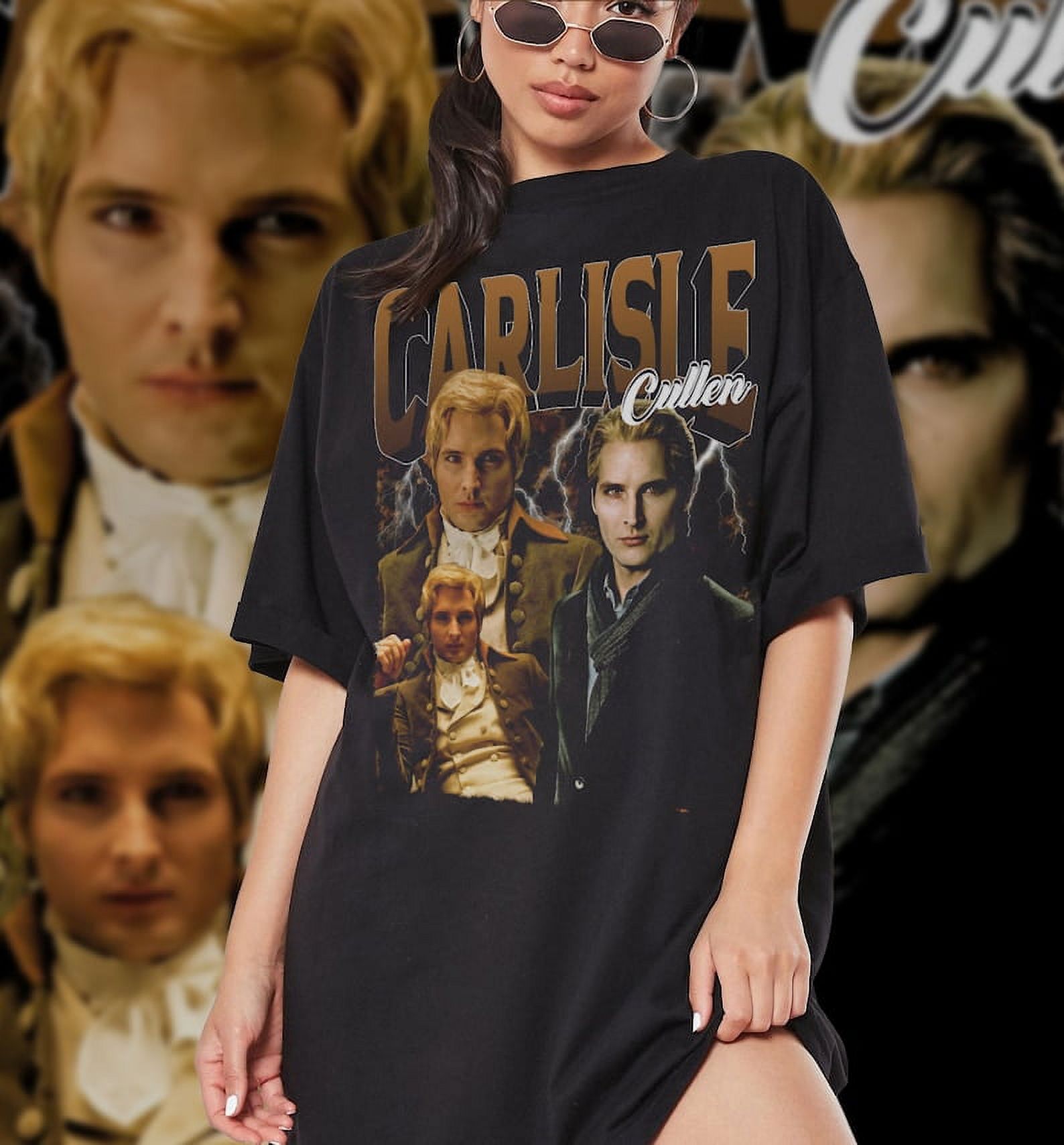[BLACK] Carlisle Cullen Vintage 90's Tee - Walmart.com