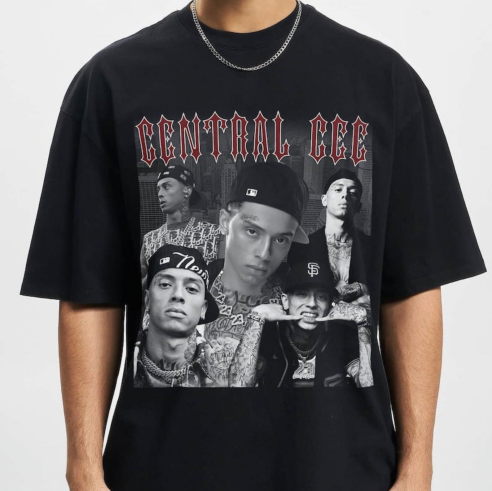 [BLACK] Central Cee Shirt, Central Cee T Shirt, Vintage Central Cee Tee ...