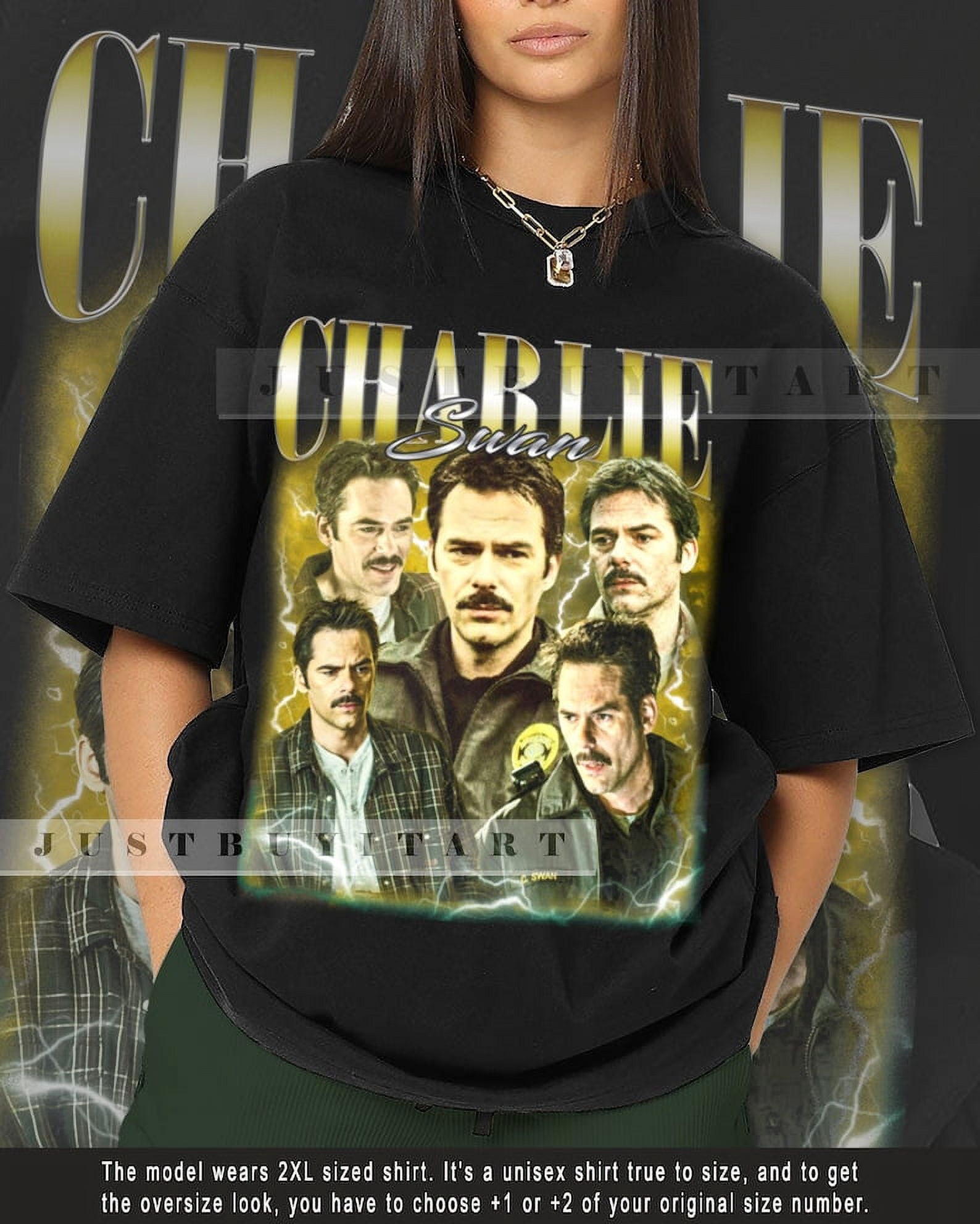 [BLACK] Charlie Swan Retro Shirt American Actress Character Movie ...