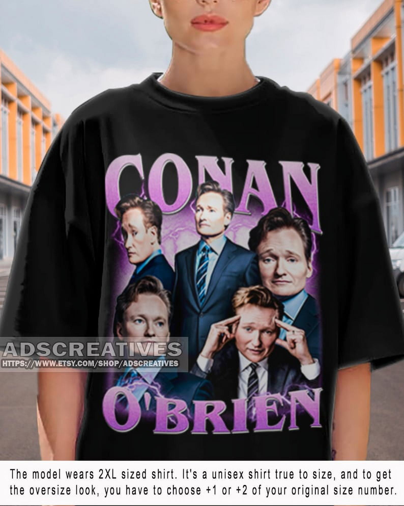 [BLACK] Conan O'Brien Shirt - Walmart.com