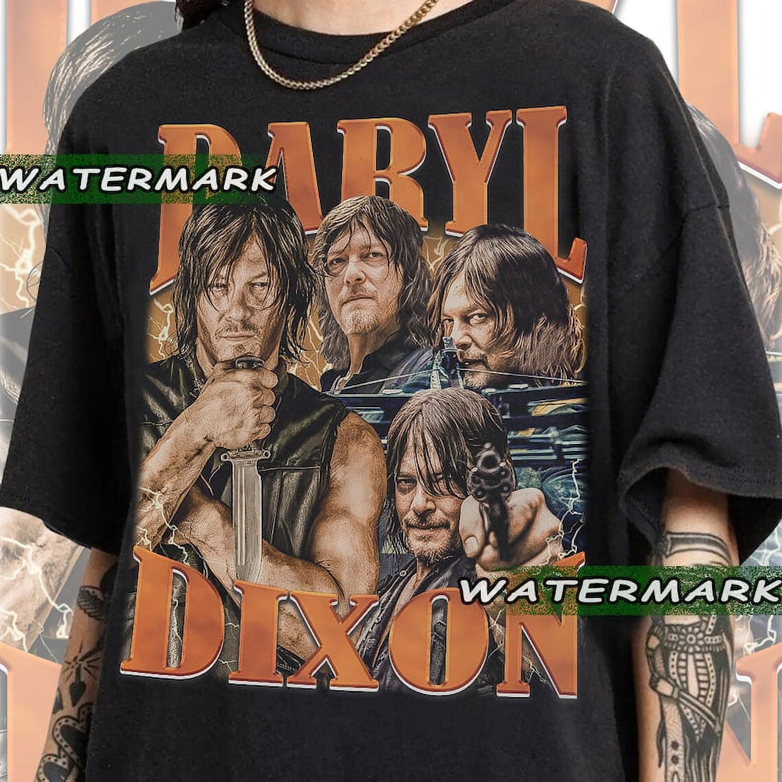 [BLACK] DARYL DIXON I Rick Grimes Shirt, Daryl Dixon Tee, Daryl Dixon T ...