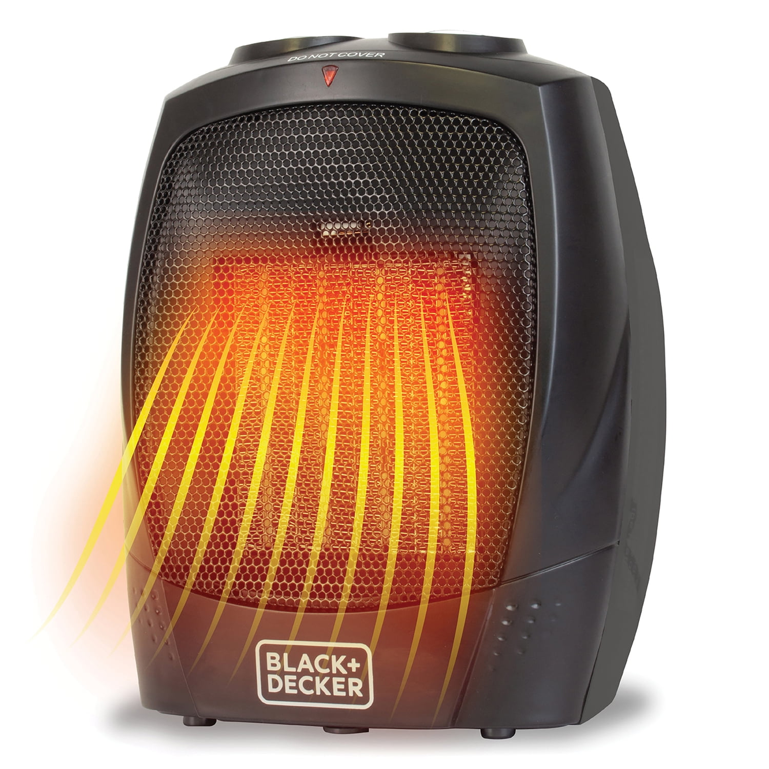 BLACK+DECKER 1,500-Watt-Max Personal Desktop Heater with Fan Setting ...