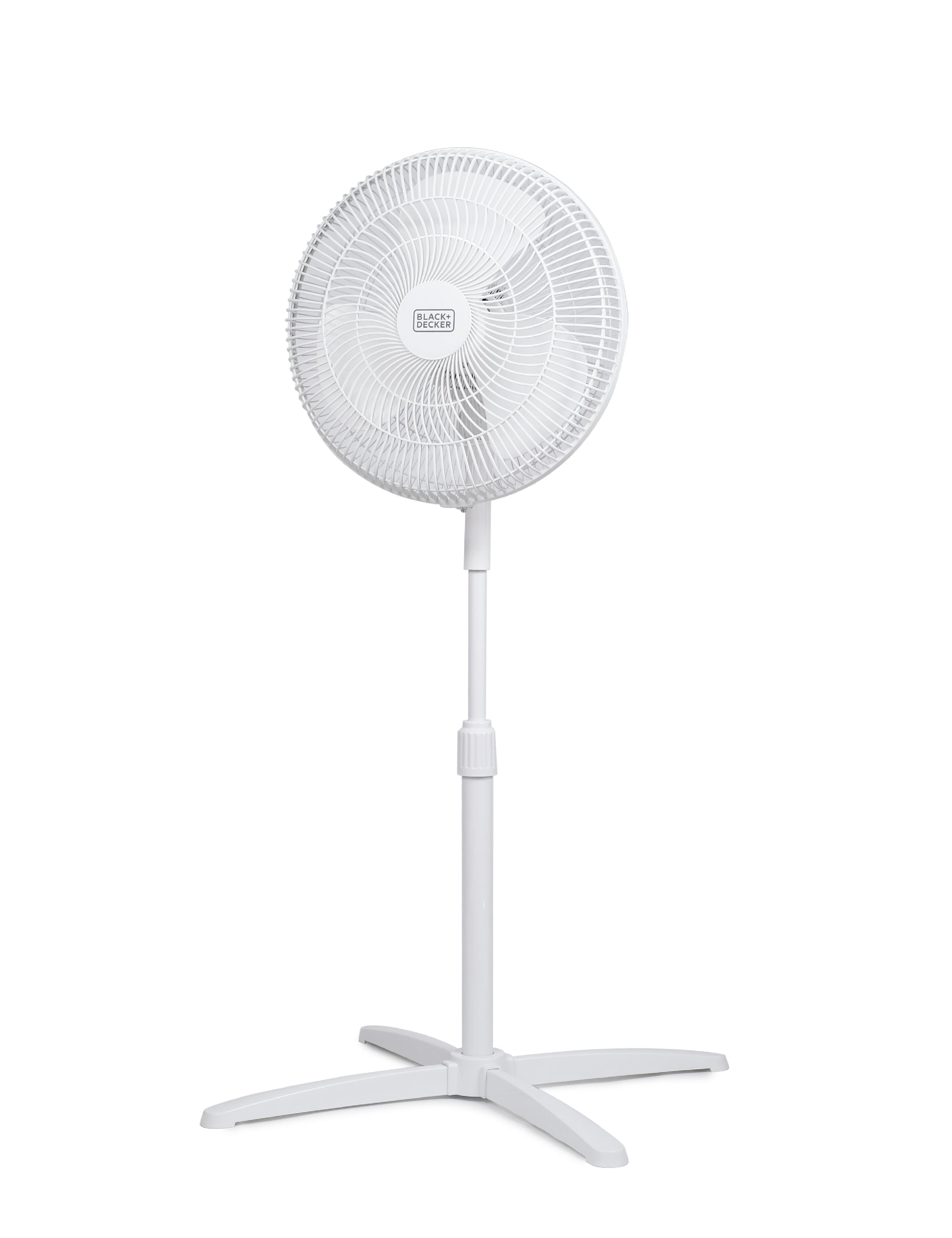 BLACK+DECKER 16-Inch Pedestal Fan, BFP16MXW, Oscillating Fan for Home ...