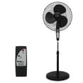 BLACK+DECKER 18-In. 3-Speed Oscillating Stand Fan with Remote, BFSR18 ...