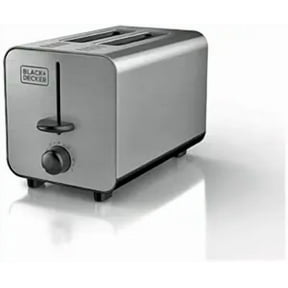 Black+Decker 4-Slice Toaster with Extra-Wide Slots and Drop-Down Crumb ...