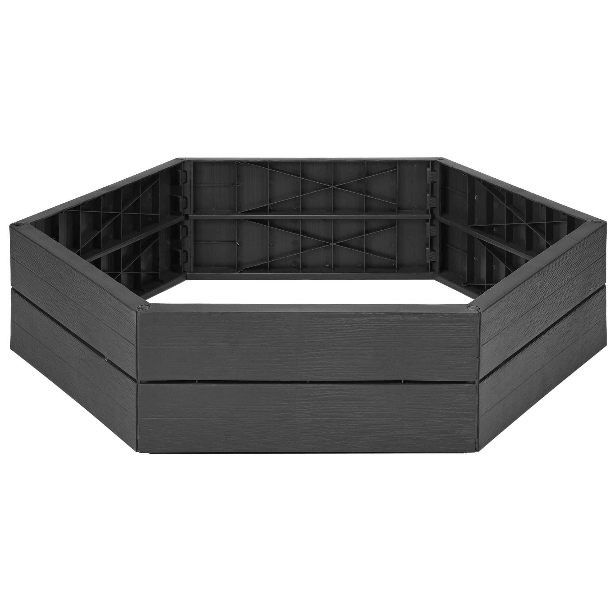BLACK+DECKER 3 Ft. Raised Garden Bed Planter Box for Ground Level ...