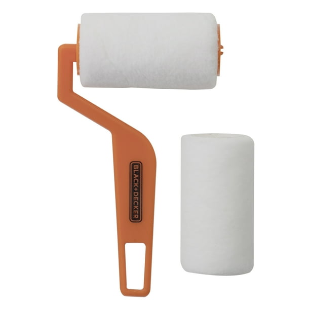 BLACK+DECKER 3" Professional Quality Trim Roller Set for Walls ...