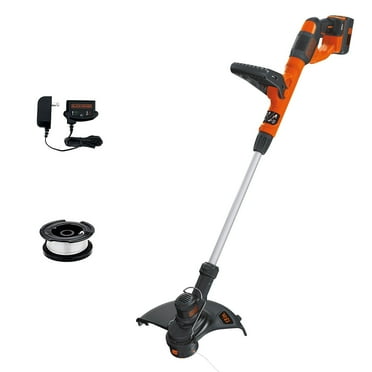 BLACK+DECKER LST201 20V MAX Lithium Ion String Trimmer/Edger, 10 ...