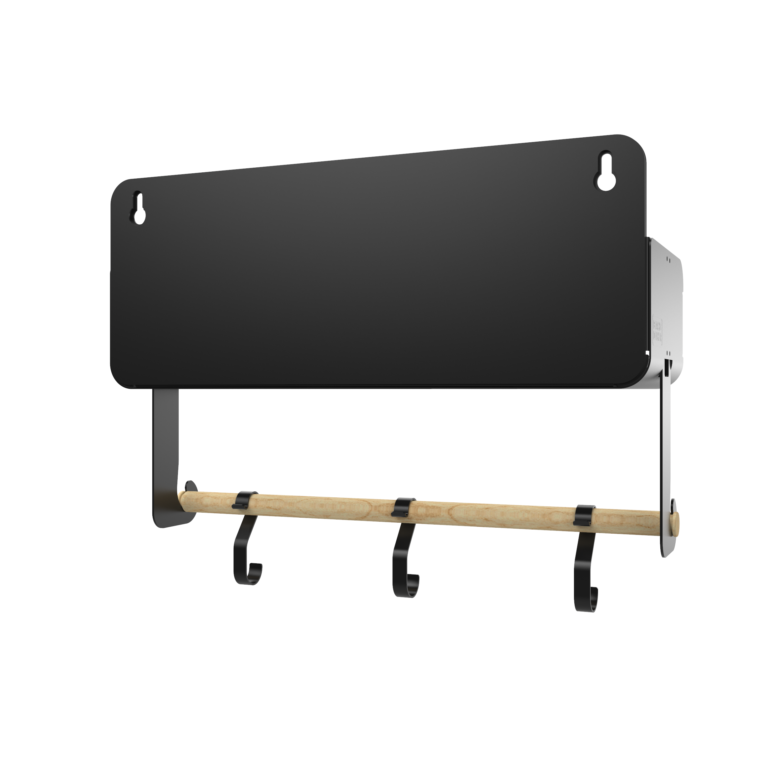 BLACK+DECKER Black Hanging Rack System-Shelf W/Brackets (BDSTKT281BK ...