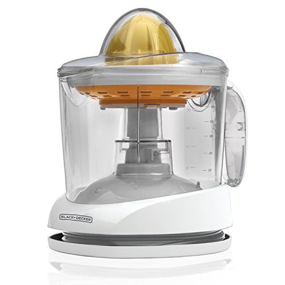 BLACK+DECKER Electric Citrus Juicer, 32oz, Self-Reversing Cones ...