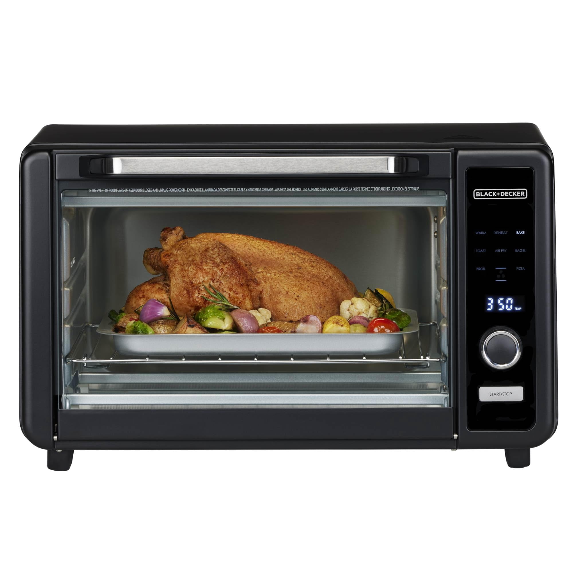 BLACK+DECKER Crisp 'N Bake™ 6-Slice Digital Air Fry Toaster Oven ...