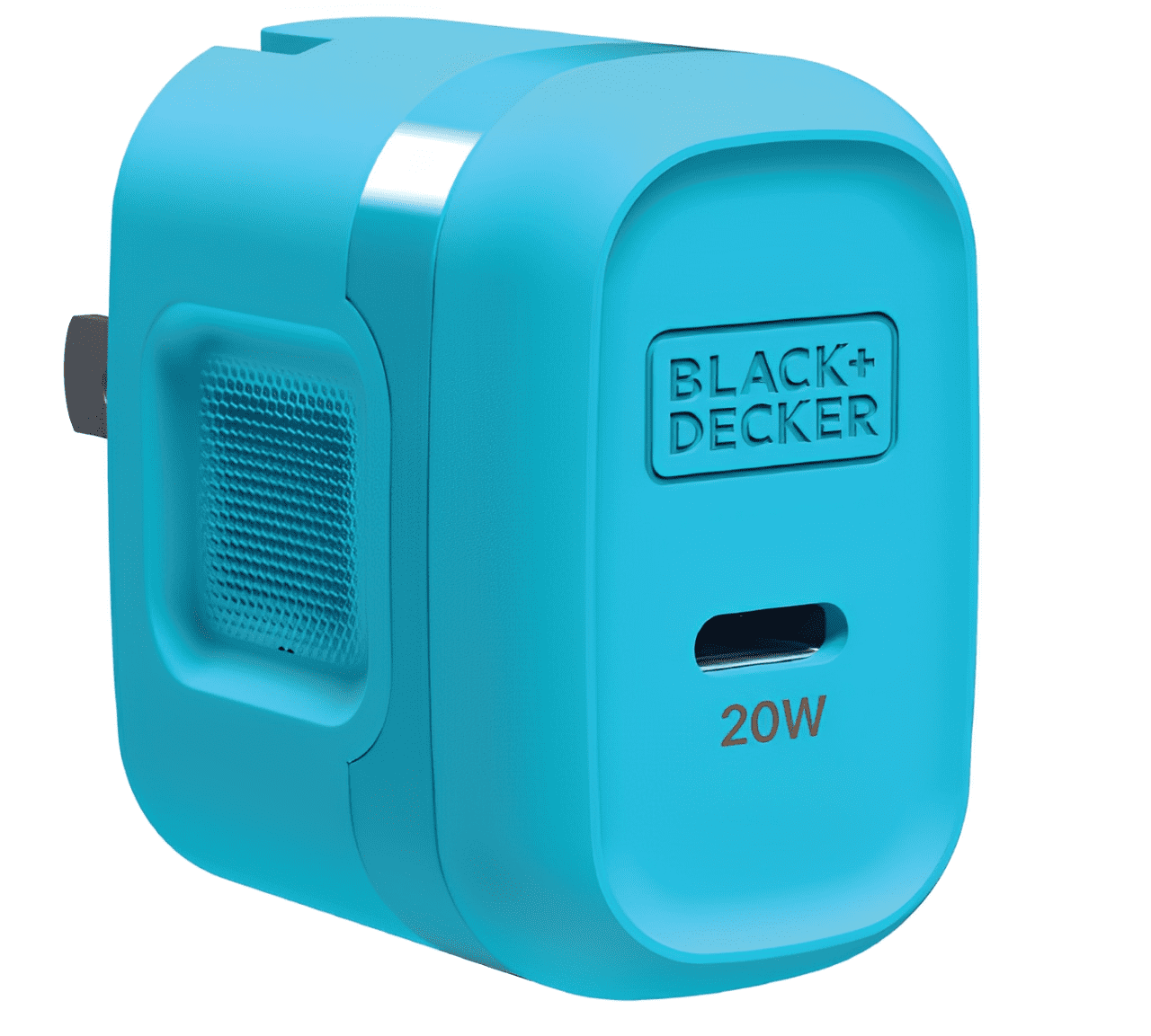 BLACK+DECKER GaN PD Wall Charger, 1-Port, 20W - USB Type C Wall Plug ...
