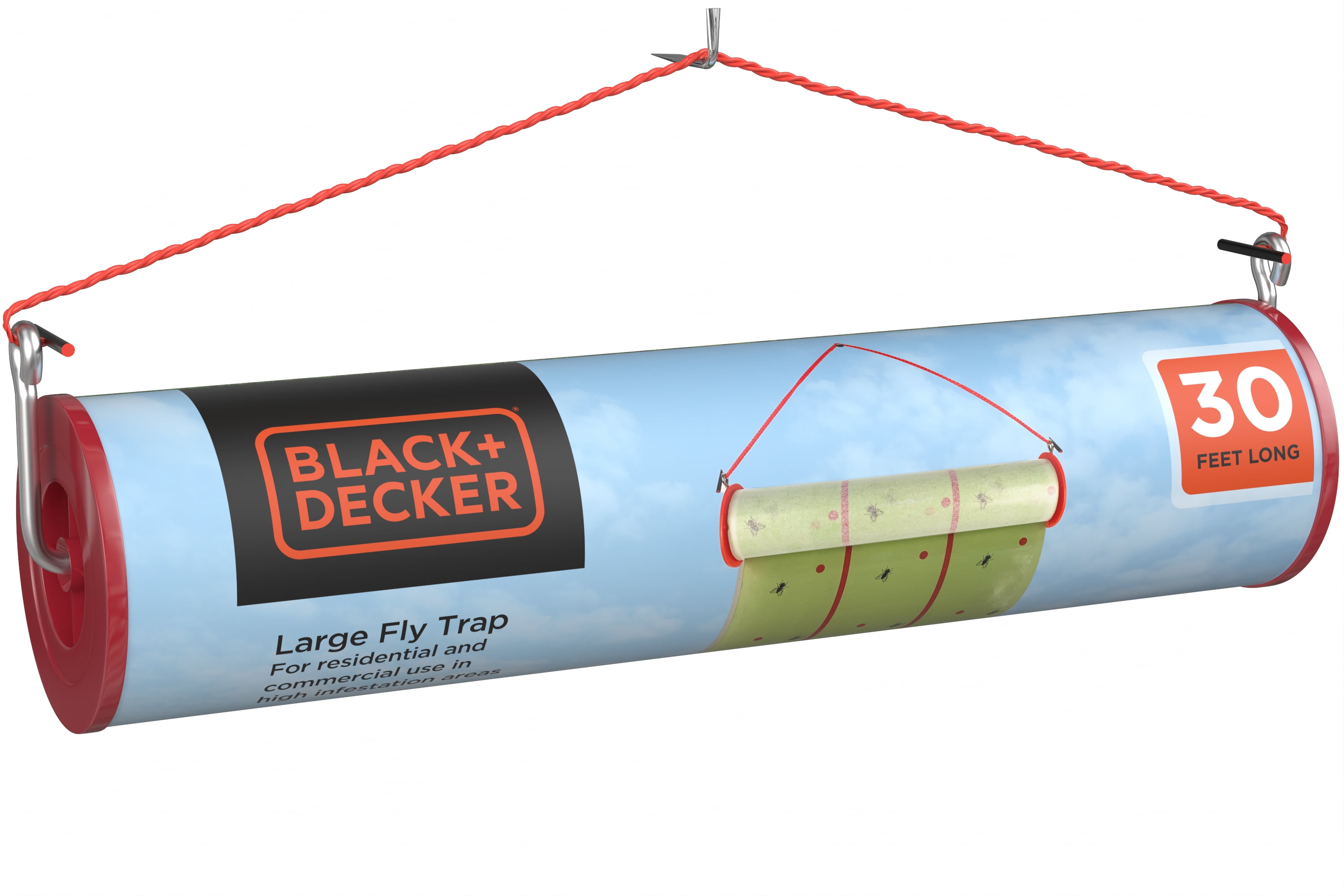 BLACK + DECKER Large Fly Trap | Giant Residential & Commercial Hanging ...