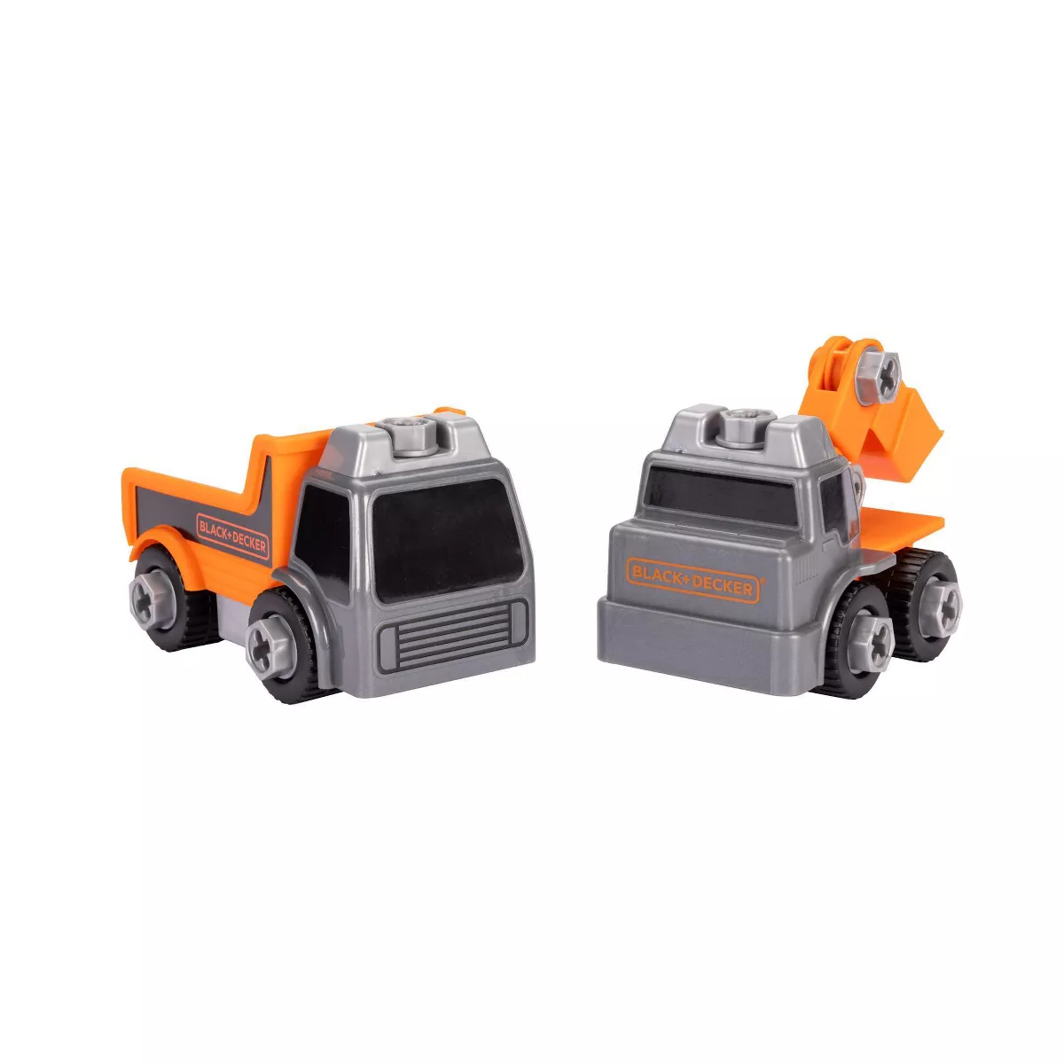 BLACK+DECKER, Construction Toy Kit, 39pc, Vehicle Build-It Set ...
