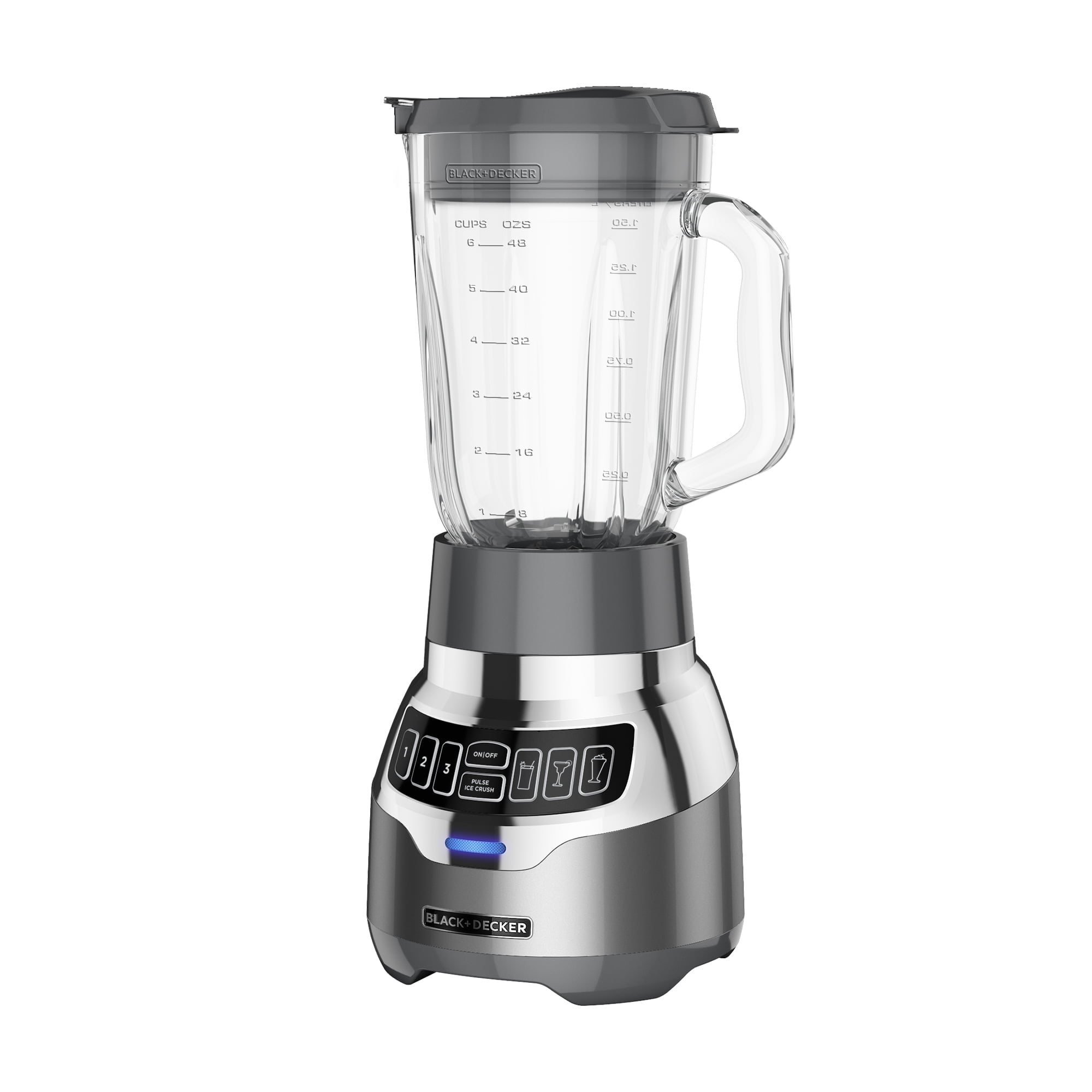 BLACK+DECKER Personal Size Kitchen PowerCrush Digital Blender with ...