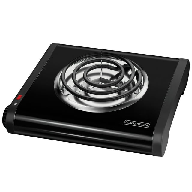 BLACK+DECKER Single Burner Portable Buffet Range, Small Electric ...