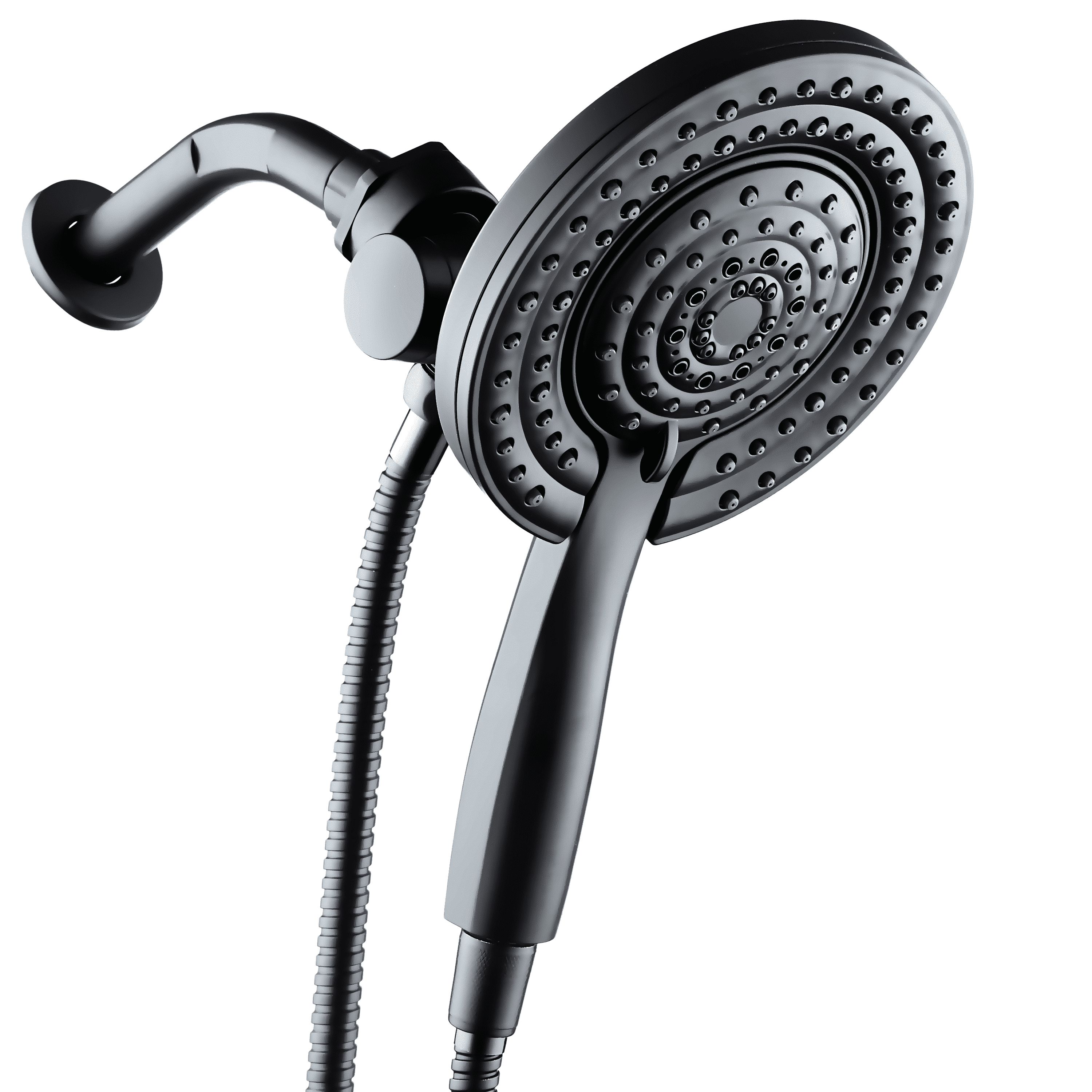 BLACK+DECKER Dual Shower Head, 5 Spray Settings, Detachable Wand ...