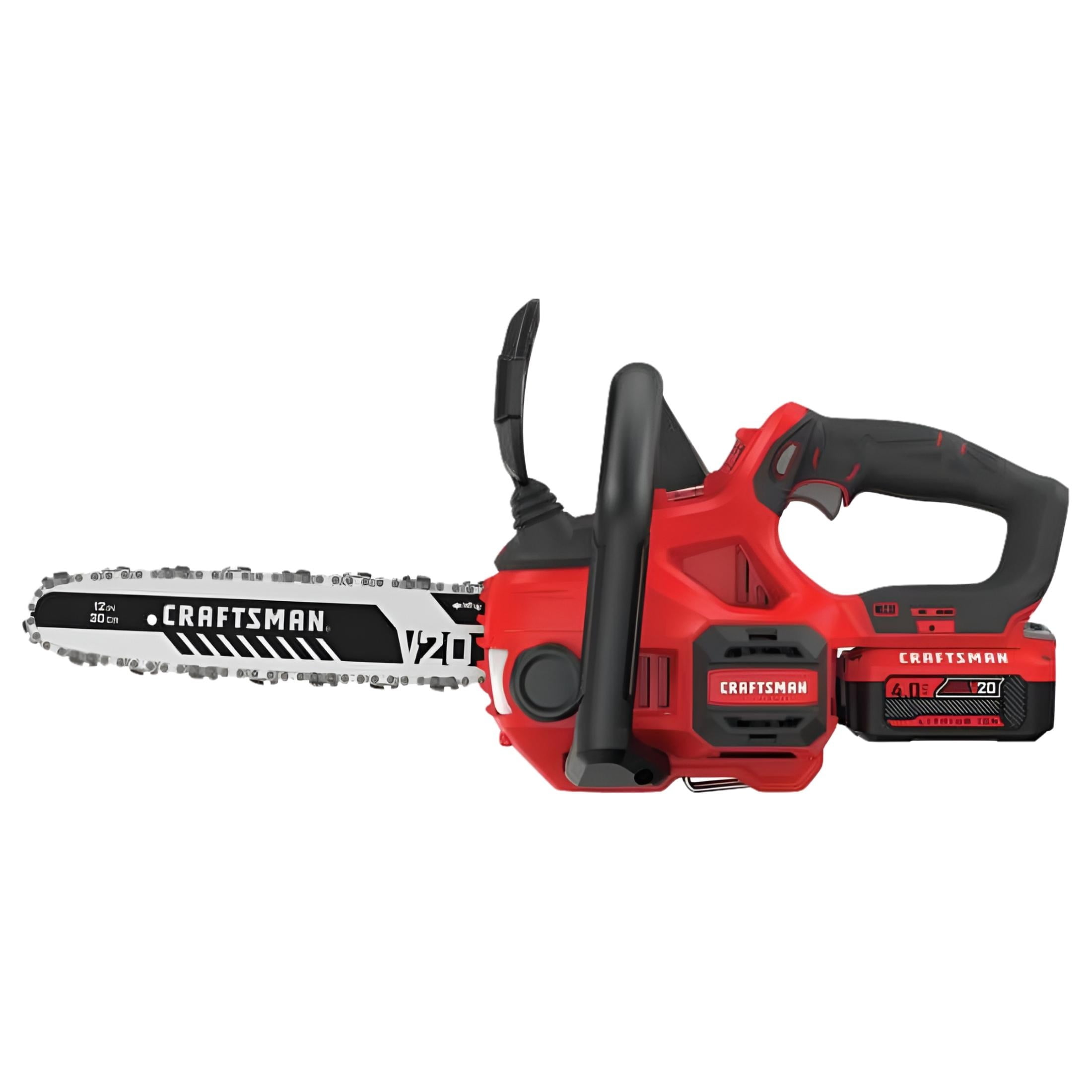 Craftsman 20V MAX 12 in. Cordless Compact Chainsaw with Lithium Battery ...