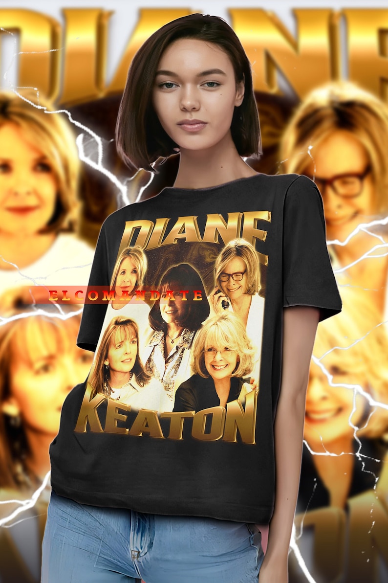 [BLACK] DIANE KEATON Merch Gift, Dinae Keaton Vintage Shirt, Diane ...