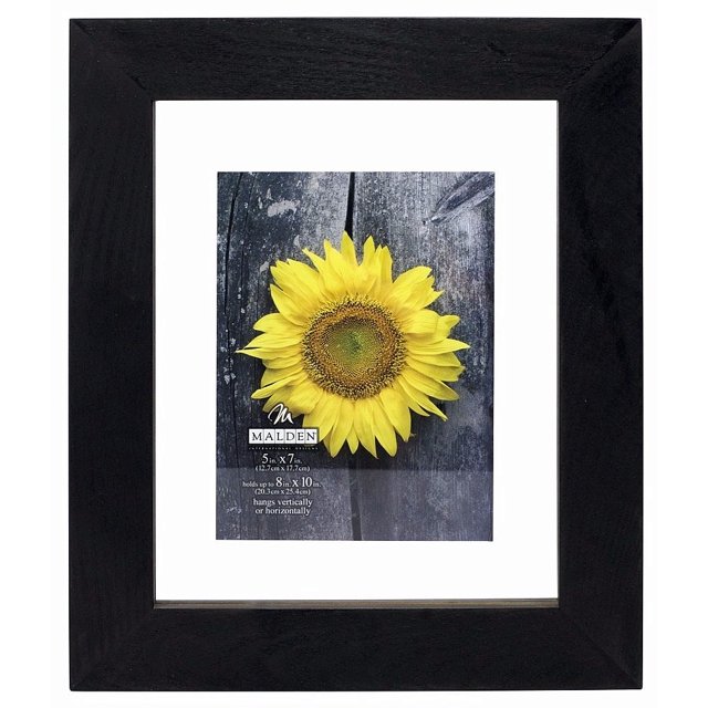 BLACK DISTRESSED FLOAT 8x10 5x7 frame by Malden - 8x10 - Walmart.com