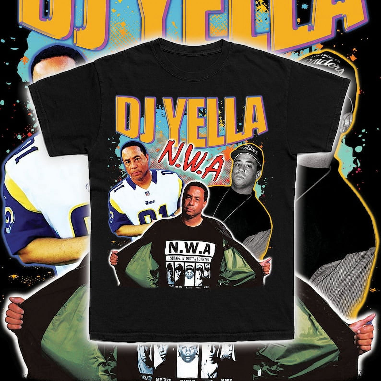 [BLACK] DJ Yella , T-shirt , bootleg tees , ready to print, printable ...